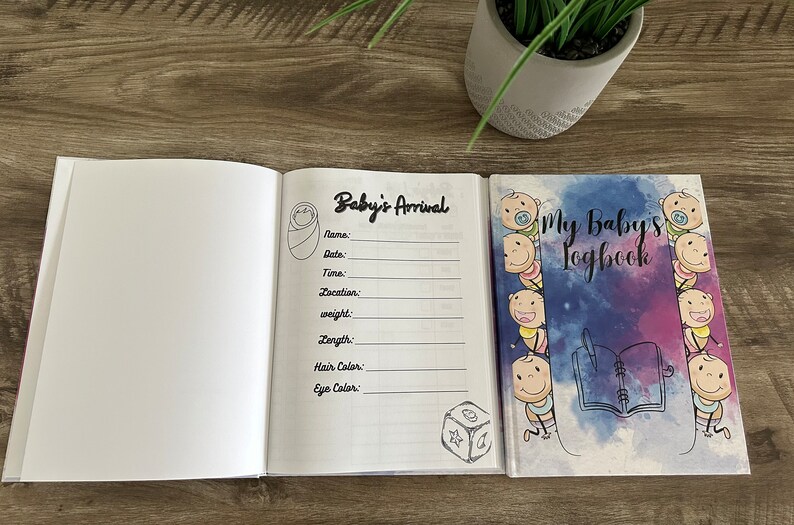 My Baby's Logbook - Etsy