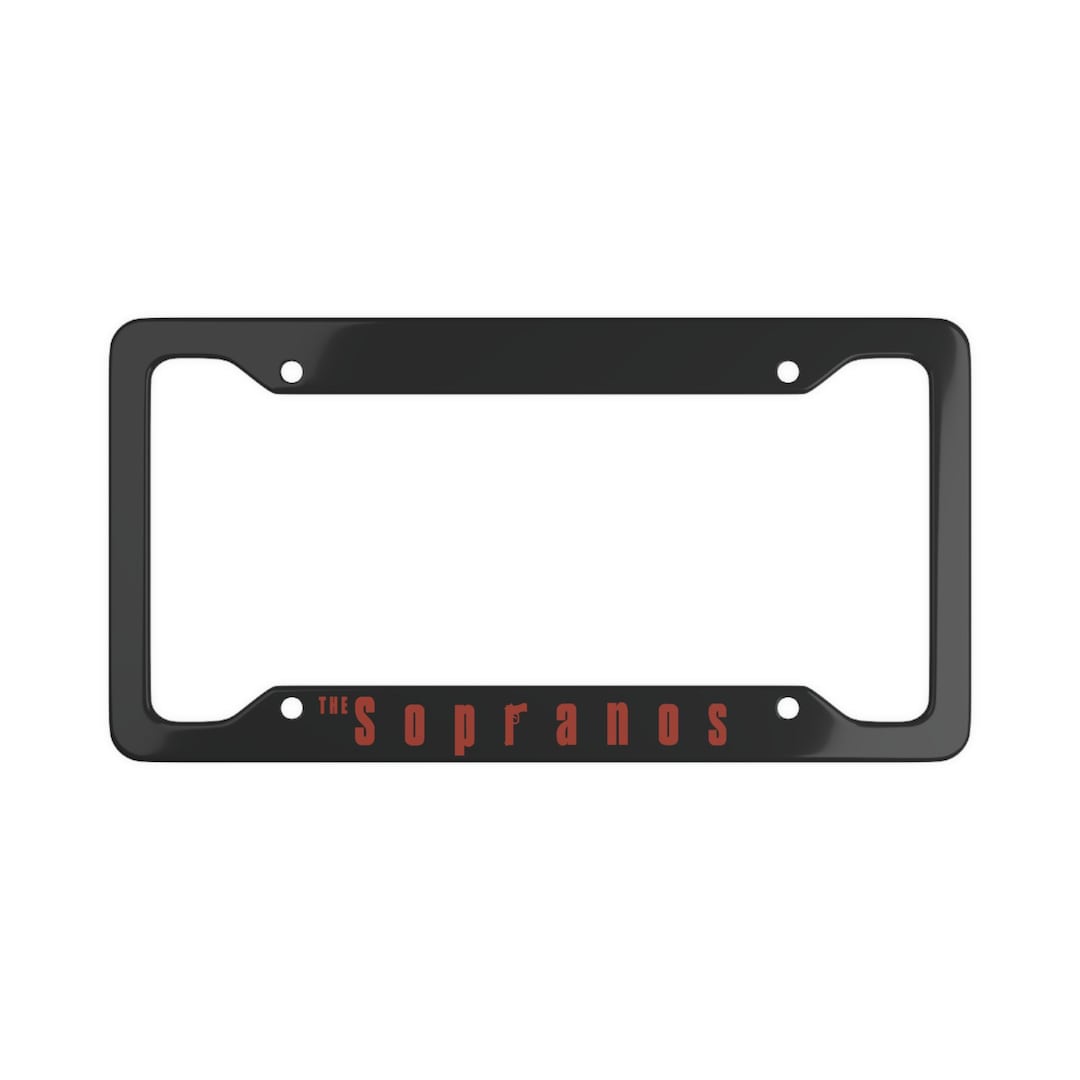 INSPIRED the Sopranos Mob Mobsters Tony License Plate Frame - Etsy