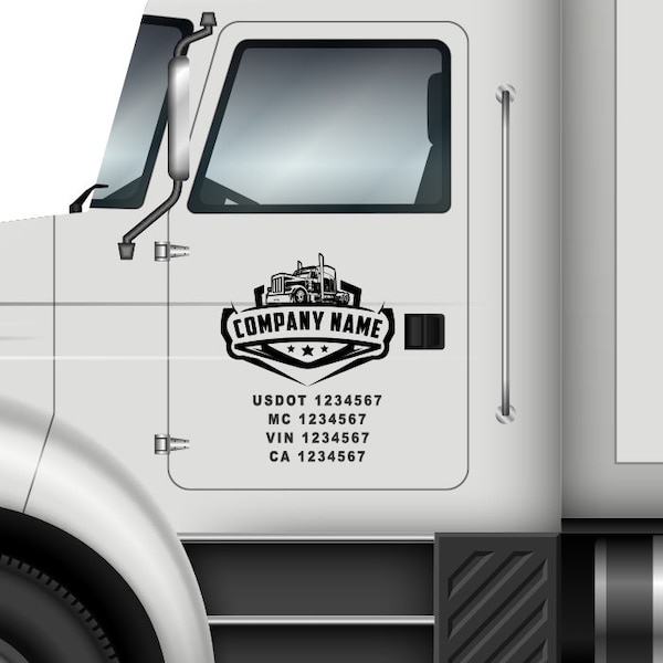 Company Truck Decal - Etsy