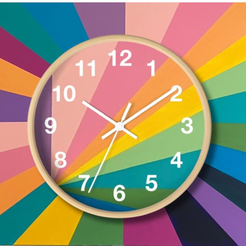 80s Wall Clock - Etsy