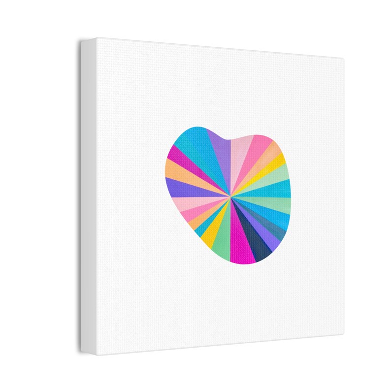 Color Palette 8x8 Canvas 8x8 Wall Art 8x8 Tile 8x8 Canvas Colorful ...