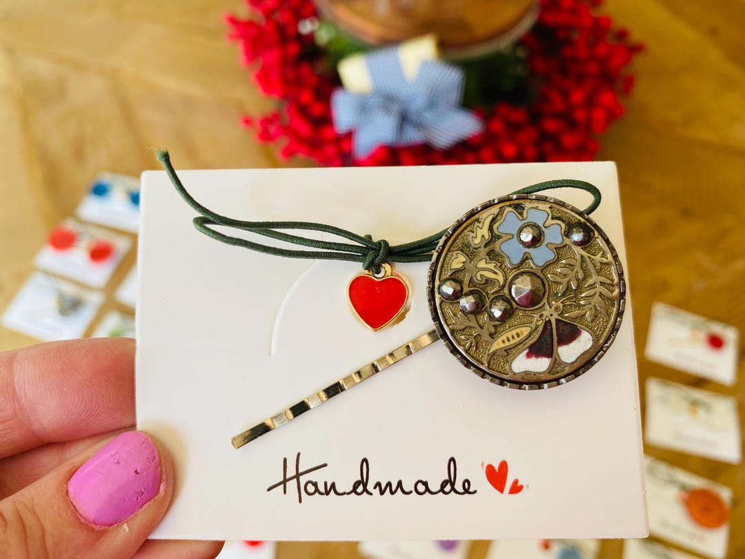 Pretty Bobby Pins Fun Bobby Hair Pin Button Bobby Pins Free Gift Wrap ...