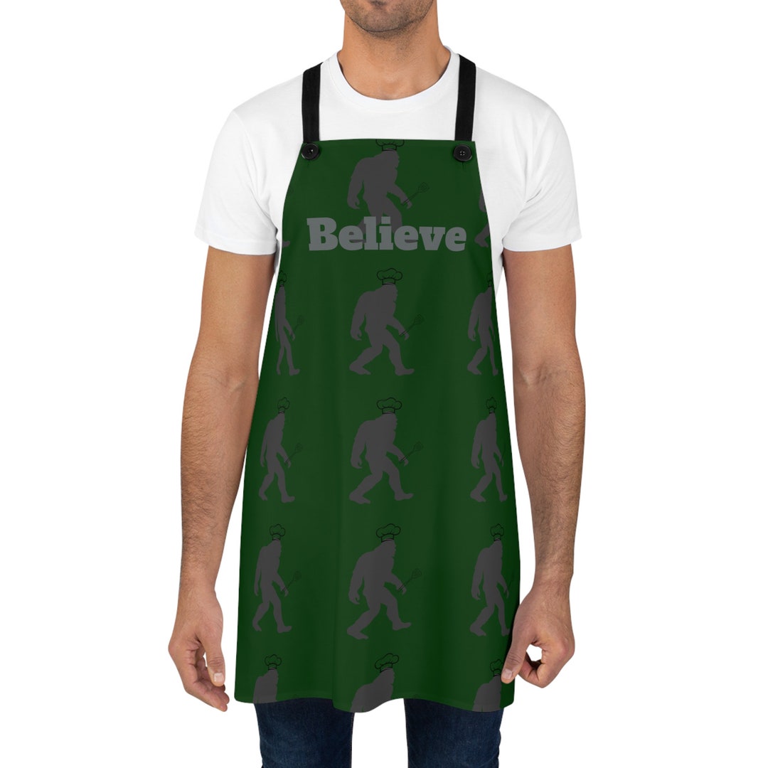 Bigfoot Apron Sasquatch Kitchen Sasquatch Home Decor Grill Apron - Etsy