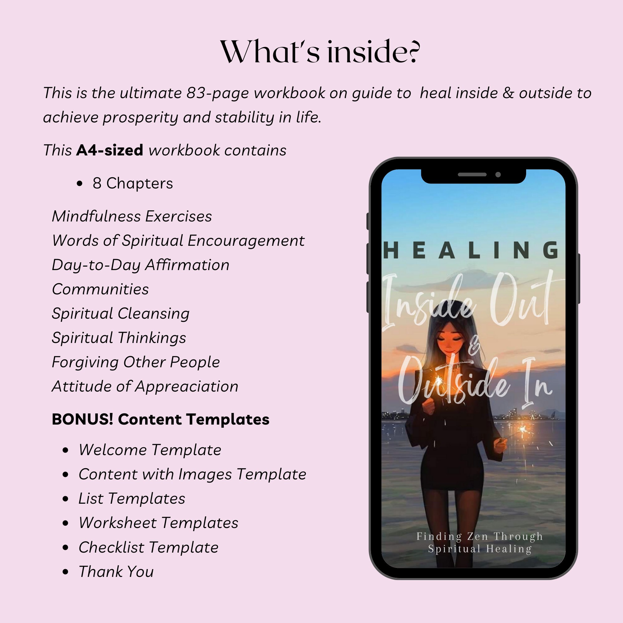 Done for You | Healing Inside Out & Outside in |editable Canva | Life ...