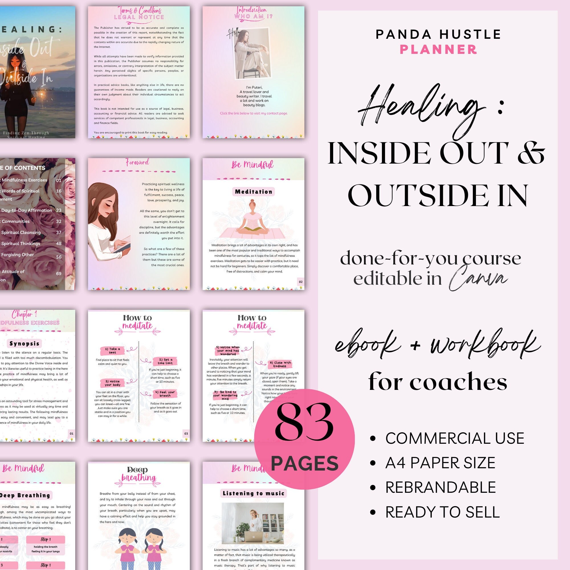 Done for You | Healing Inside Out & Outside in |editable Canva | Life ...