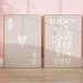 Lucky You Aesthetic Poster Set of 2, Ace Card Poster, Lucky Girl ...