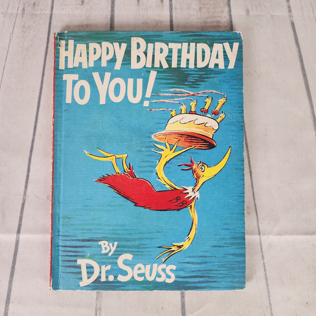 Dr Seuss Happy Birthday to You! 1959 Publication Large Hardcover Book ...