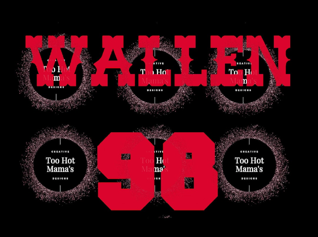 Wallen 98 Country Music Digital Download With 300 Dpi and a - Etsy