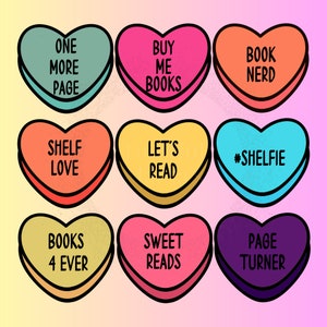 Reading Sweethearts Valentine Digital Download, Valentine's Day ...