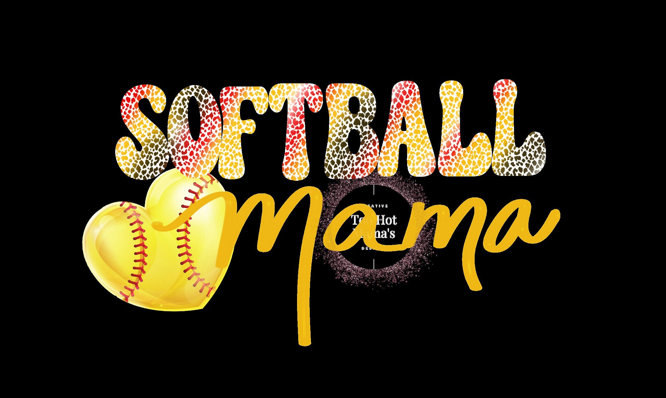 Softball Mama Digital Download Created in a Png Format, 300 Dpi, and ...