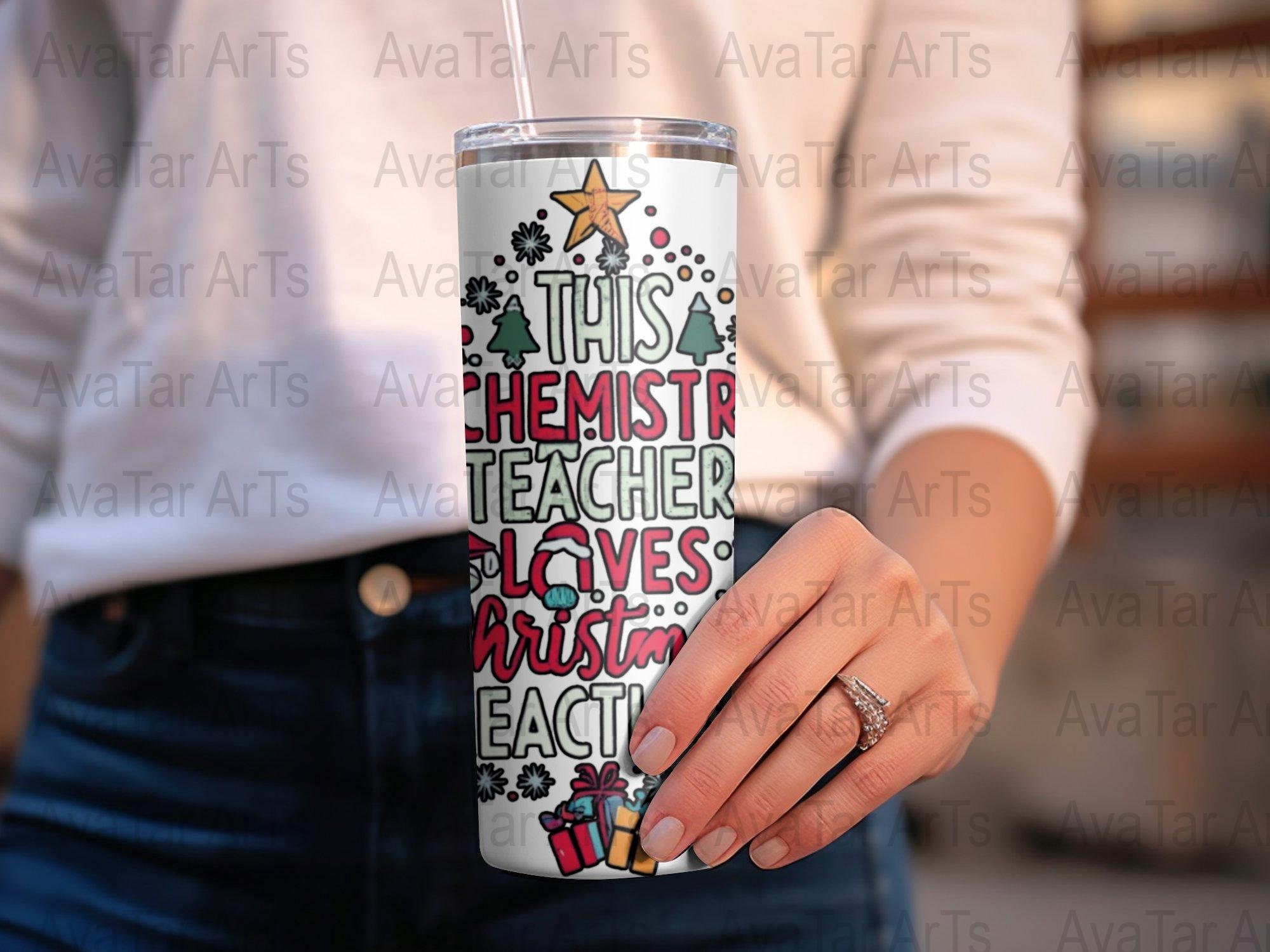 Christmas Chemistry Reactions PNG SVG Digital Download, Science Teacher ...