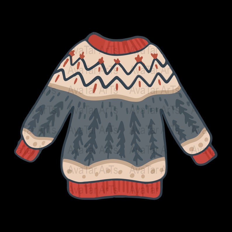 FREE 20 Ugly Sweater Clipart Bundle PNG Ugly Sweaters - Etsy