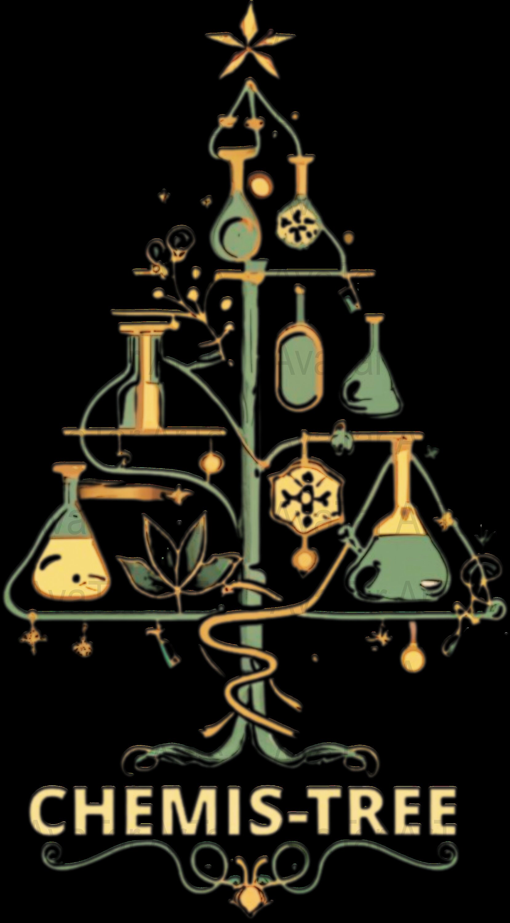 Oh Chemistree Green PNG SVG Digital Download, Science Teacher Gift ...