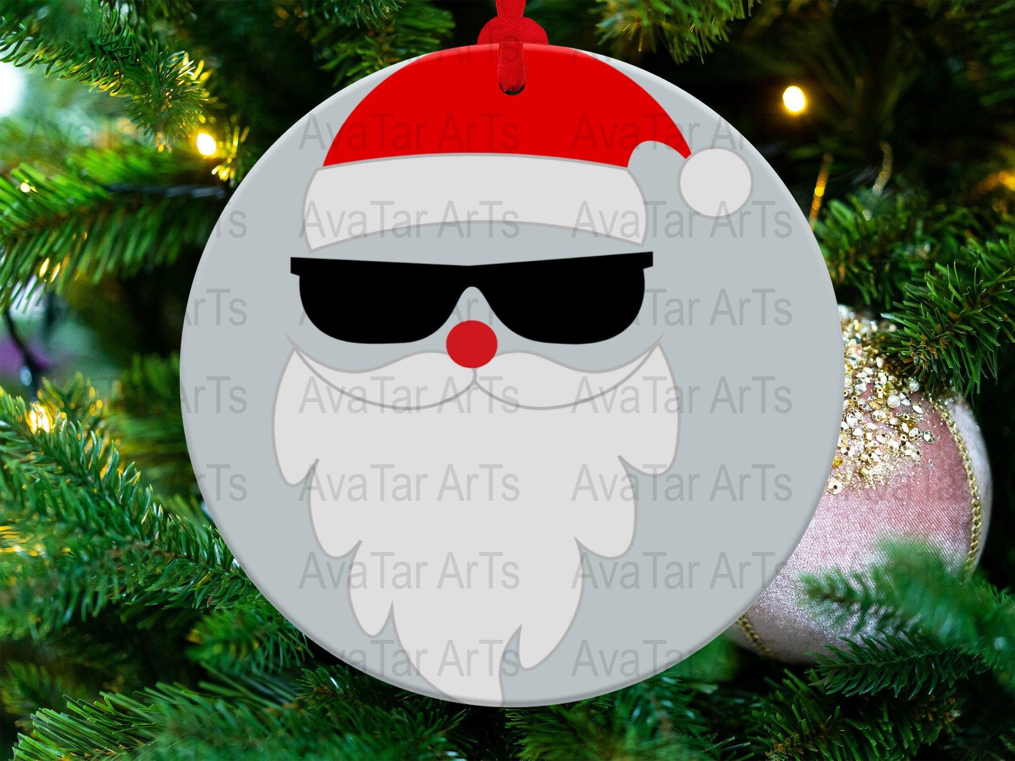 Shady Santa Funny Santa Sweatshirt, Christmas Sweater, Xmas Santa ...