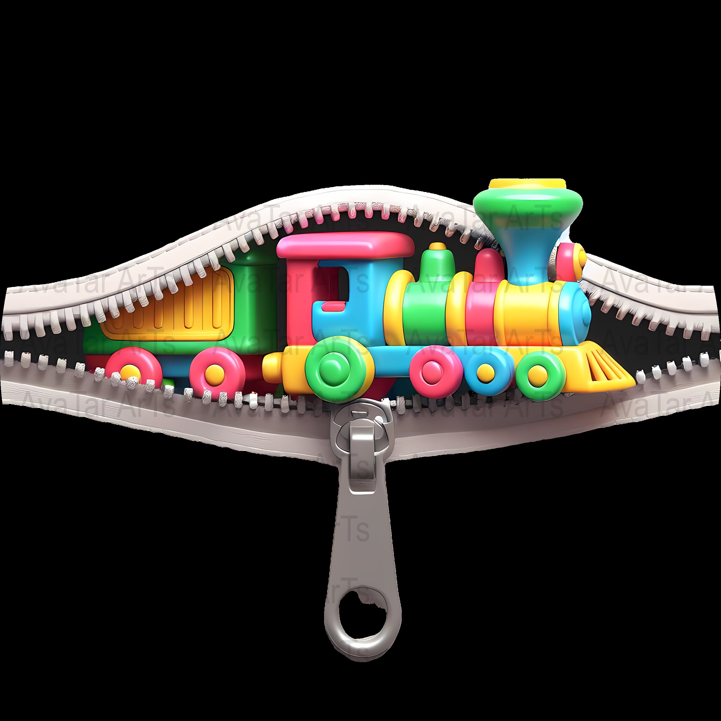 Toot Toot 3D Unzipped Breakthrough Christmas Ornament - Etsy