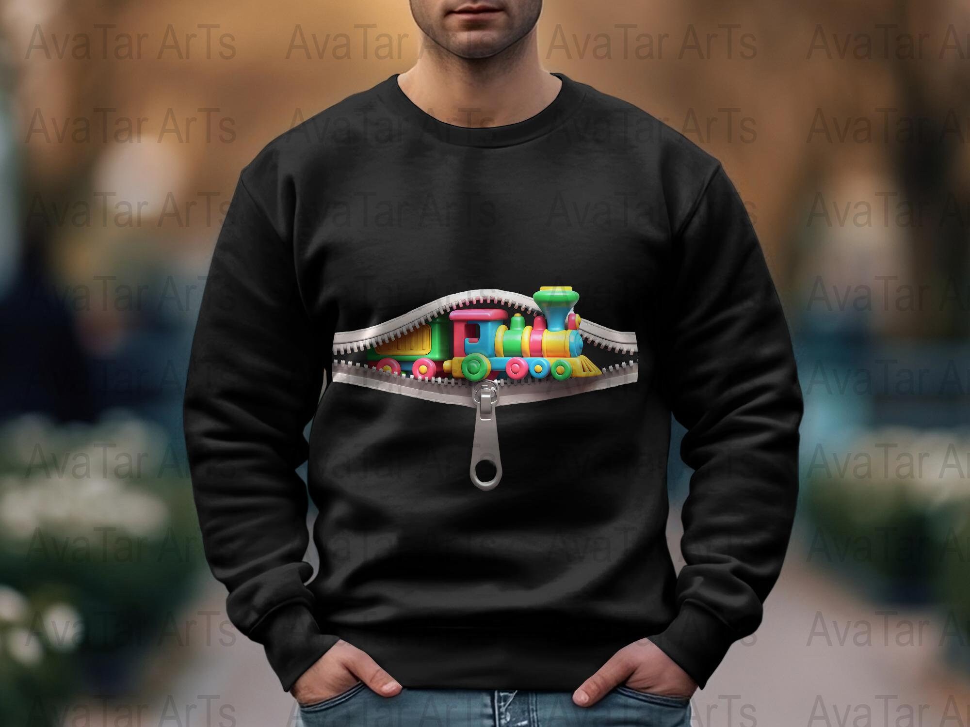 Toot Toot 3D Unzipped Breakthrough Christmas Ornament Sublimation PNG ...