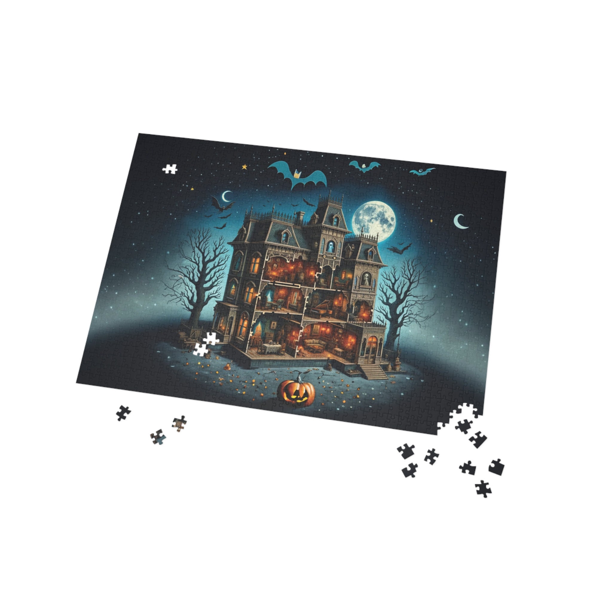 Gothic Puzzle: Macabre Haunted Dollhouse Adventure 96, 252, 500, 1000 ...