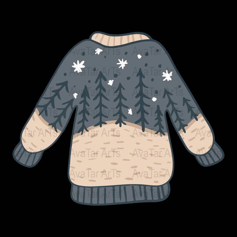 FREE 20 Ugly Sweater Clipart Bundle PNG Ugly Sweaters - Etsy