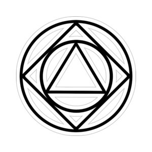 AA-NA Logo Combo (alcoholics Anonymous - Narcotics Anonymous) Die-cut ...