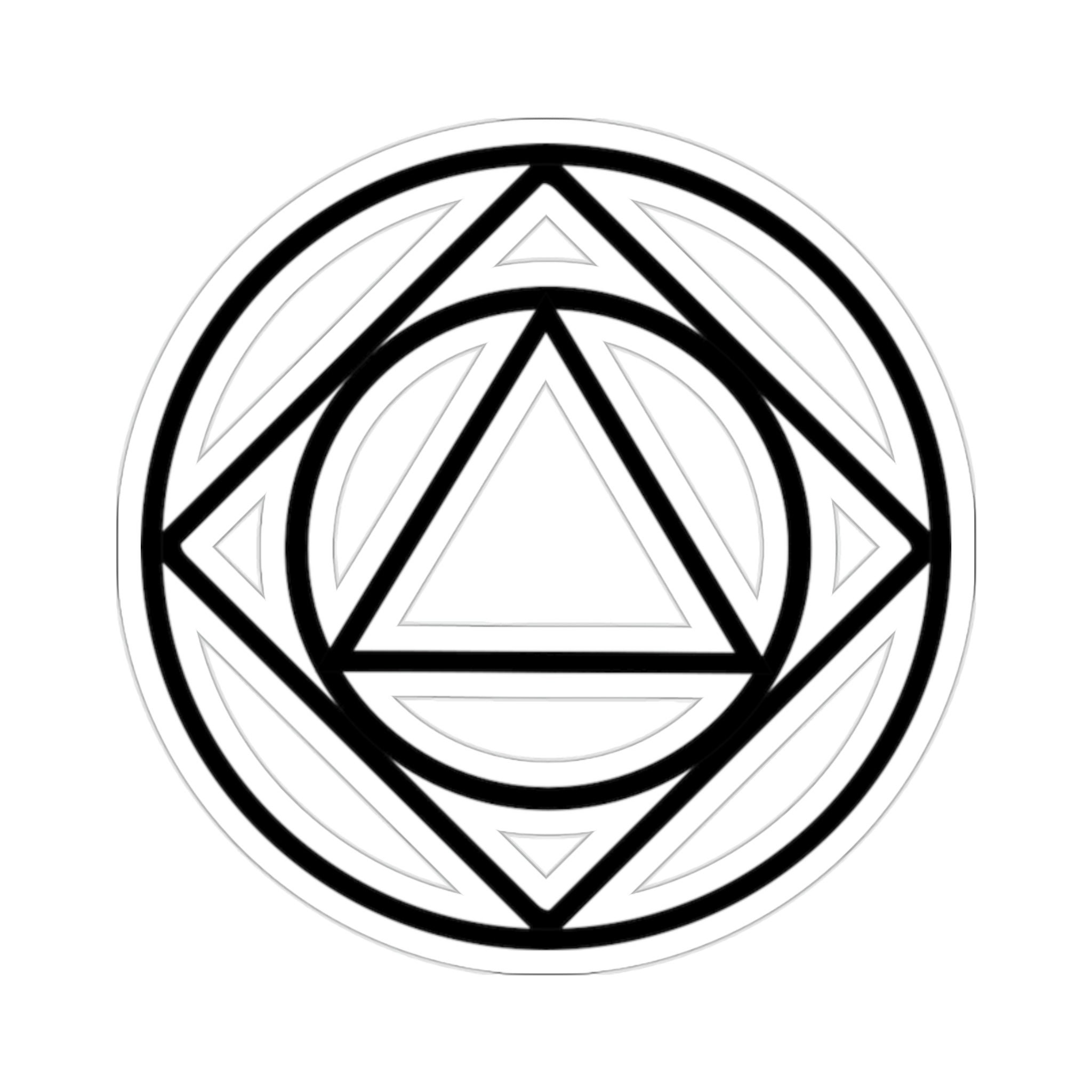 AA-NA Logo Combo (alcoholics Anonymous - Narcotics Anonymous) Die-cut ...