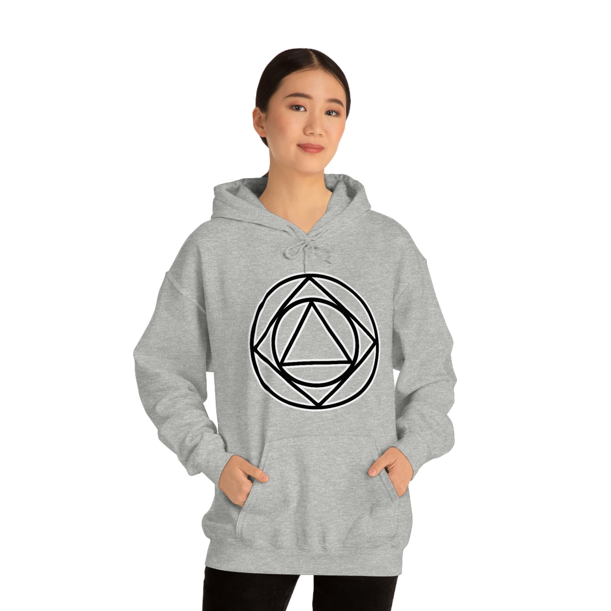 AA-NA - Logo Combo (alcoholics Anonymous - Narcotics Anonymous) Hooded ...