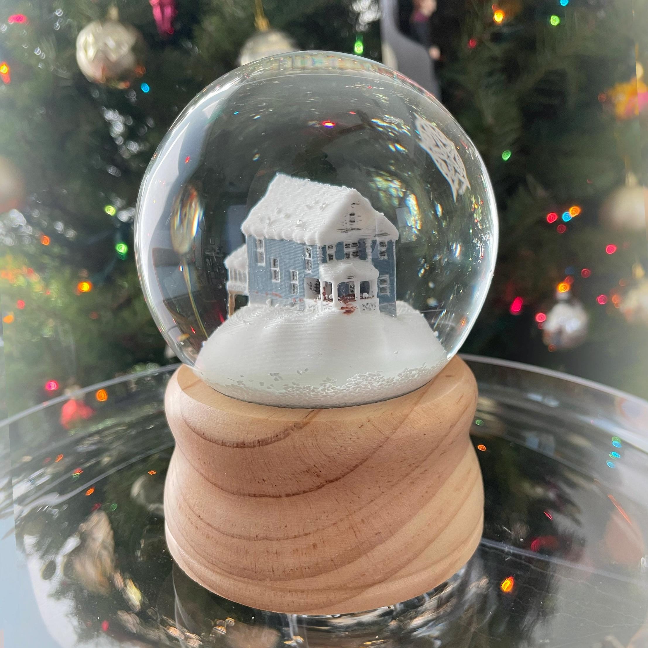 Custom Snow Globe of Your Home - Etsy