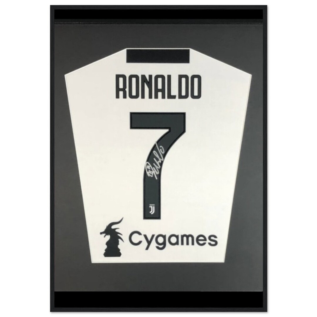 Cristiano Ronaldo Premium Matte Paper Wooden Framed Poster - Etsy