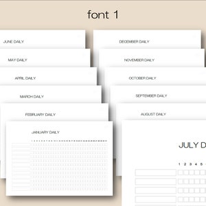 Habit Tracker | Simple | A4 | Landscape | 12 Month Tracker | PDF ...