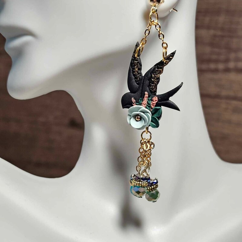 Bird Earrings - Etsy