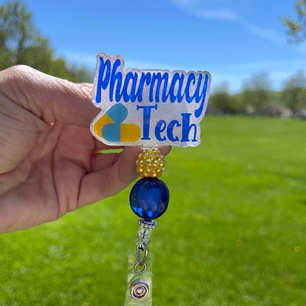 Pharmacy Tech Badge - Etsy