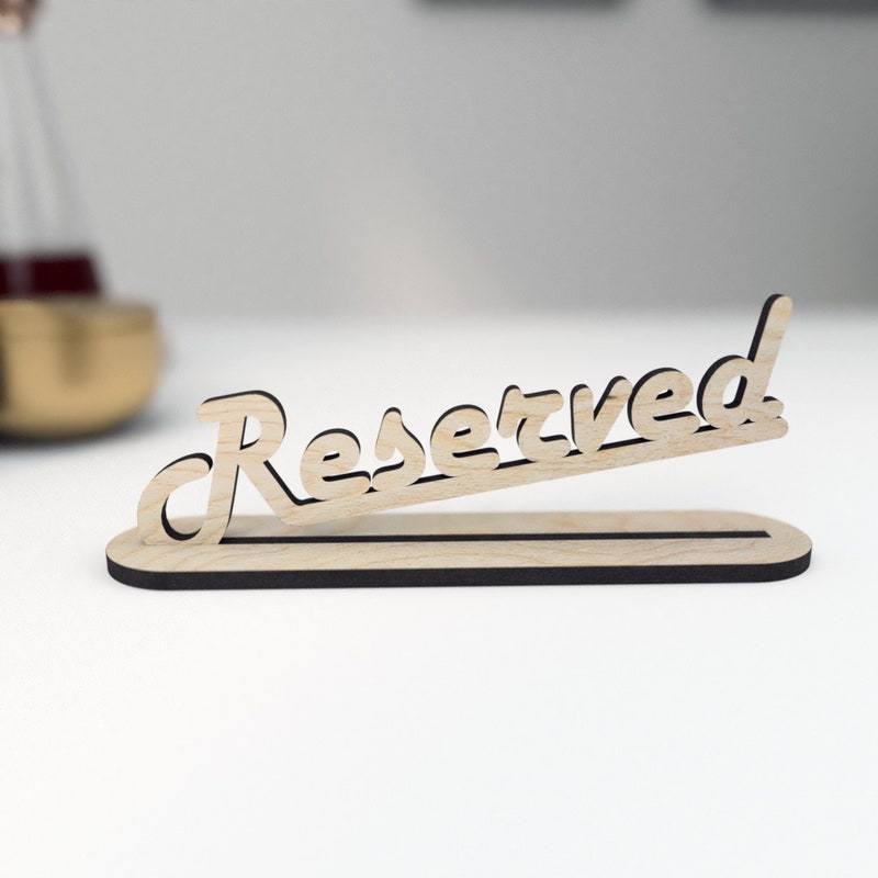 Reserved Sign - Etsy