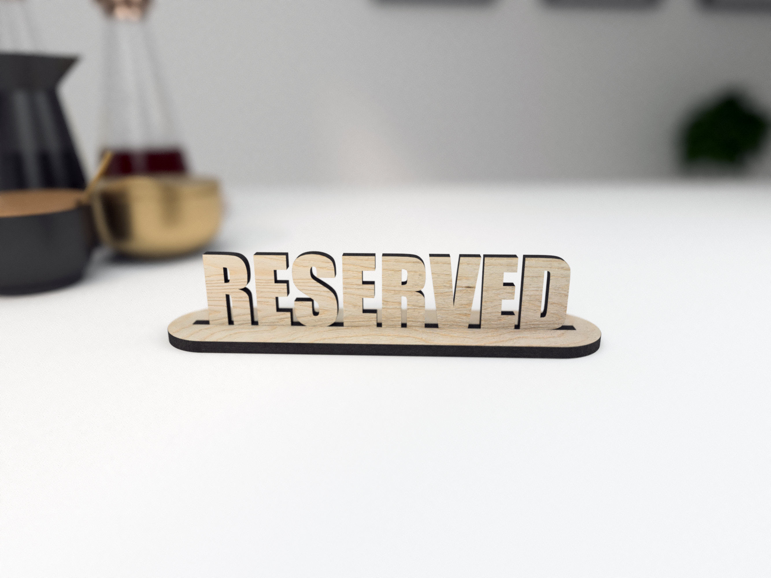 Reserved Table Sign, Reserved Wedding Sign, Reserved Sign, Laser Cut ...