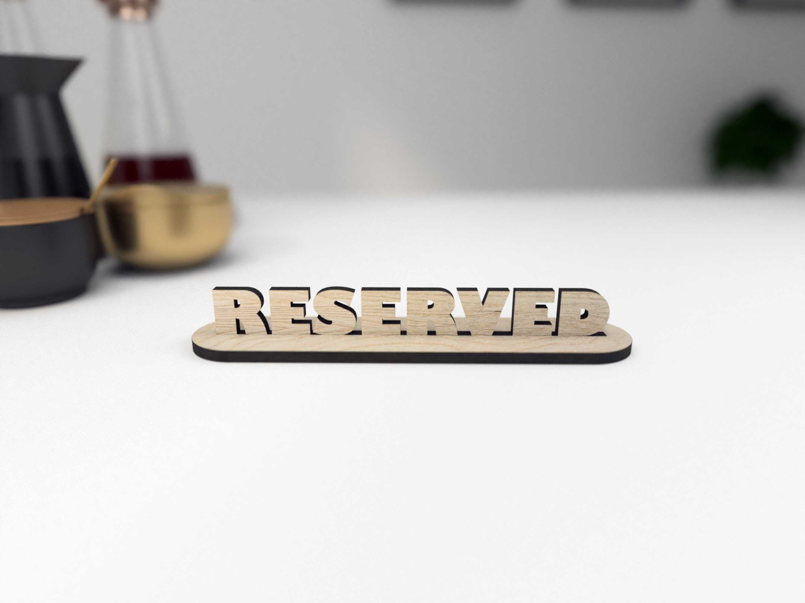 Reserved Table Sign, Reserved Wedding Sign, Reserved Sign, Laser Cut ...