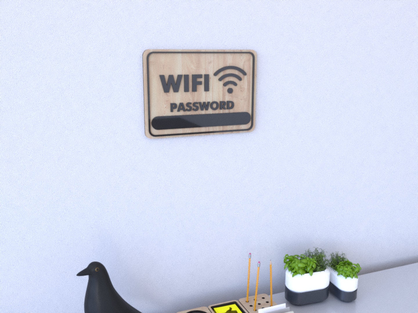 Wifi Password Sign, Digital Download, Laser Cut File, Airbnb Home Decor ...