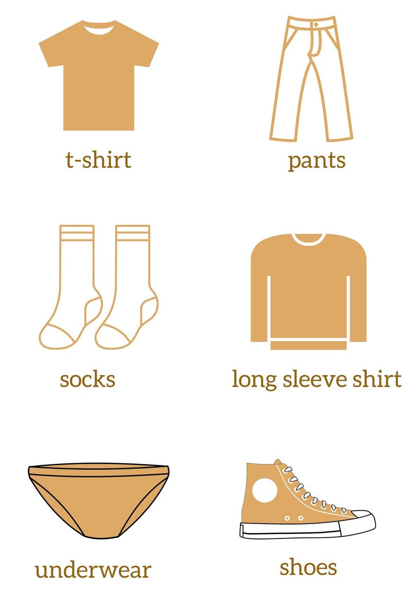 Visual Clothing Labels for Infants & Toddlers - Etsy