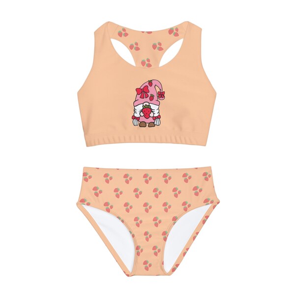 Two Piece Girls Swimwear - Etsy