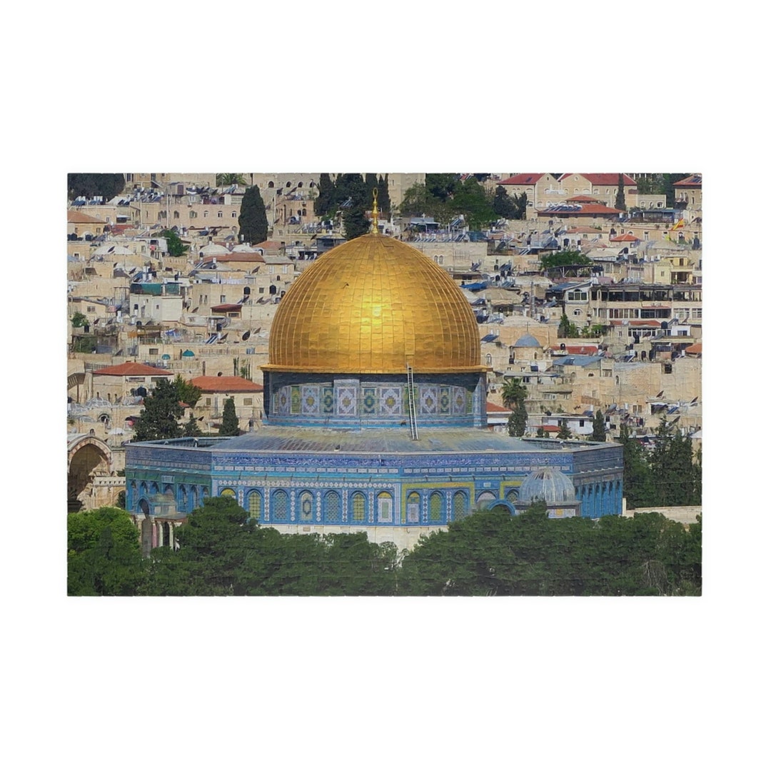 Islamic Puzzles - Dome of the Rock Puzzle | Puzzles for Muslim Kids ...