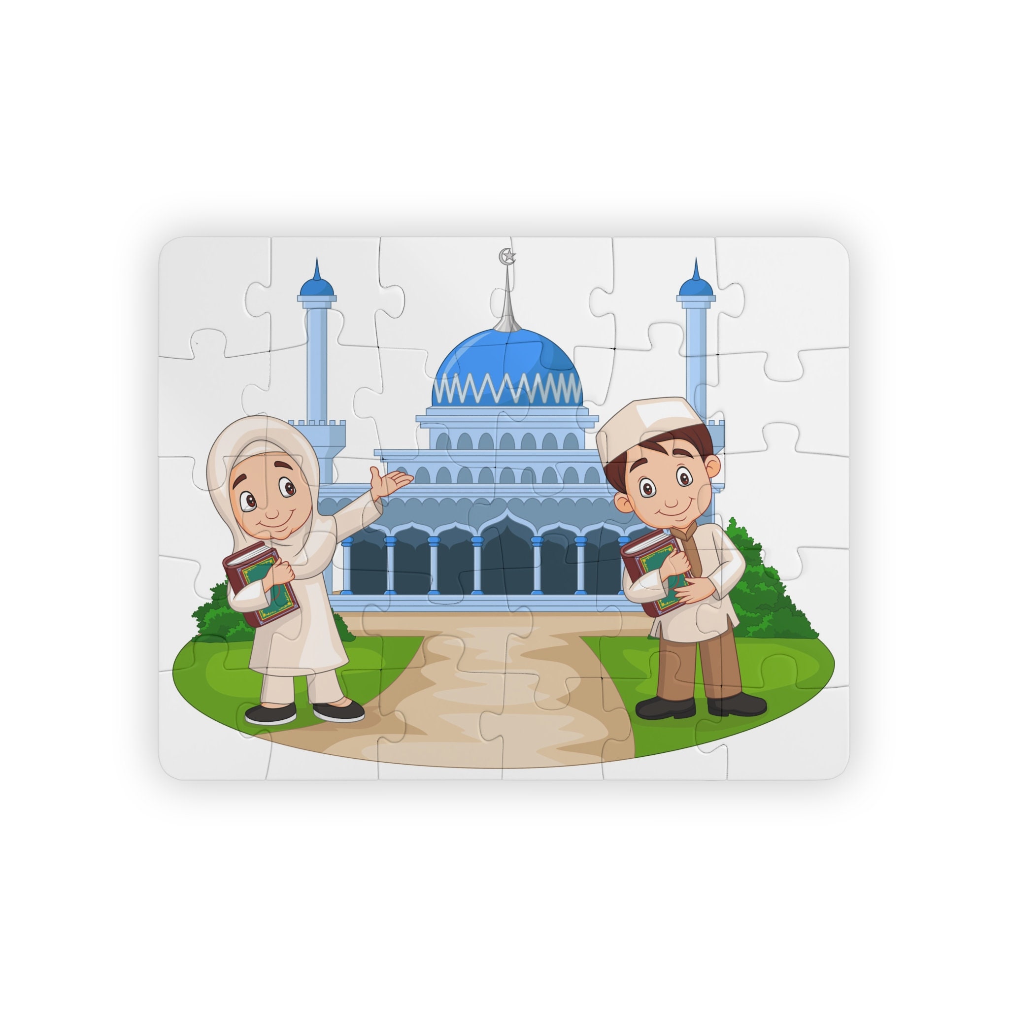 Islamic Puzzles Let's Go to the Mosque Kids Puzzles Islamic Art Gifts ...
