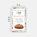 Printable Bread Gift Tag, I Am the Bread of Life, Editable Gift Tag ...