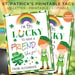 St. Patrick's Day Printable Gift Tag, I'm so Lucky to Have a Friend ...