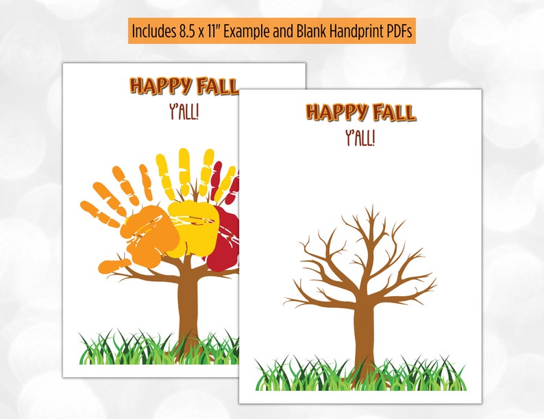 Thanksgiving Handprint Craft, Fall Handprint Craft Printable, Turkey ...