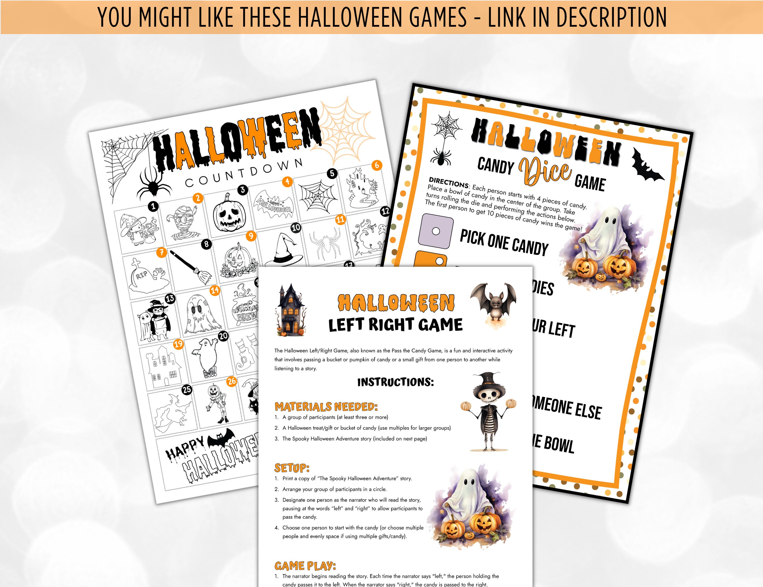 Halloween Candy Sign Printable, No Tricks We're Out of Treats ...