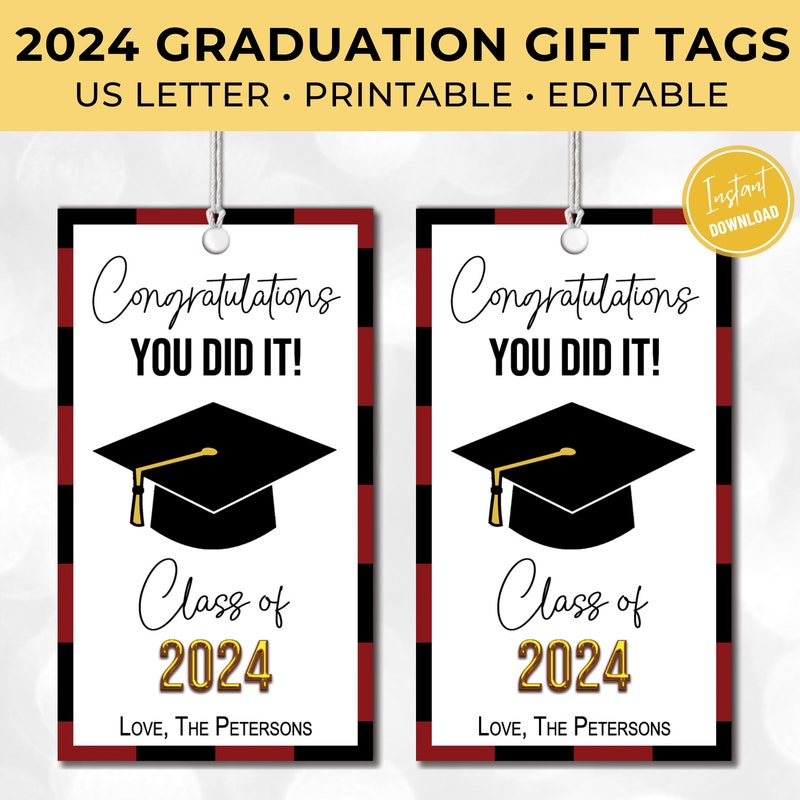 Graduation Gift Tags - 60+ Gift Ideas for 2025