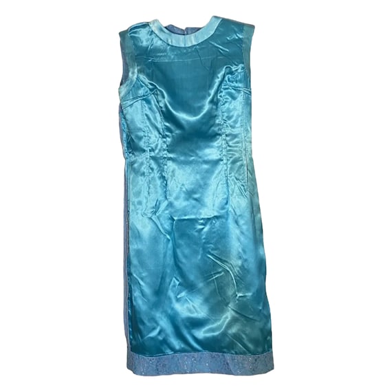 Vintage 50's 60's Saigon Mod Party Dress, Blue Daisy … - Gem