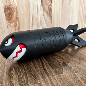 3D Printed Customizable Banzai Bullet Bill (f-bomb, the Bomb, I'm the ...