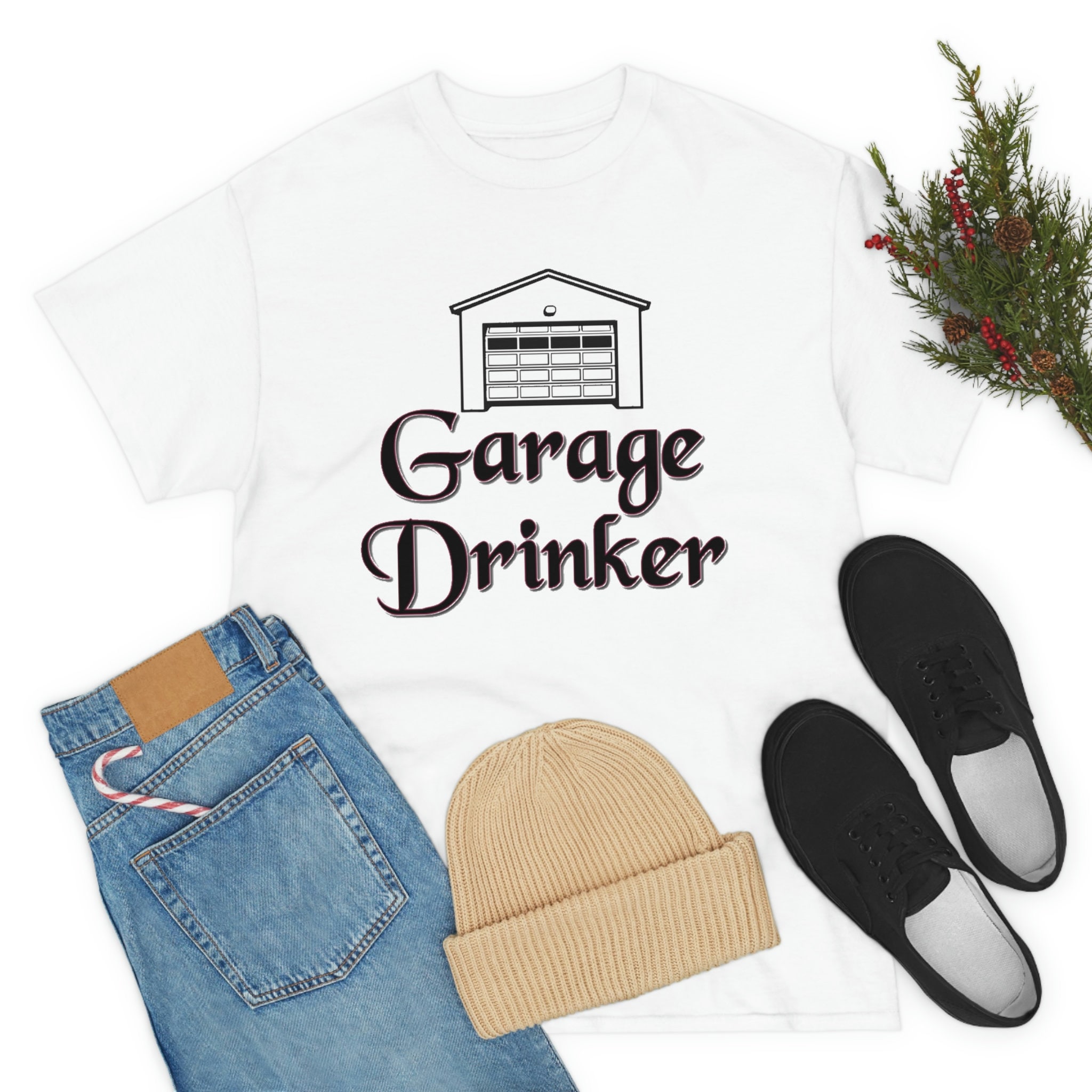 Garage Drinker Shirt. Unisex Heavy Cotton Tee - Etsy