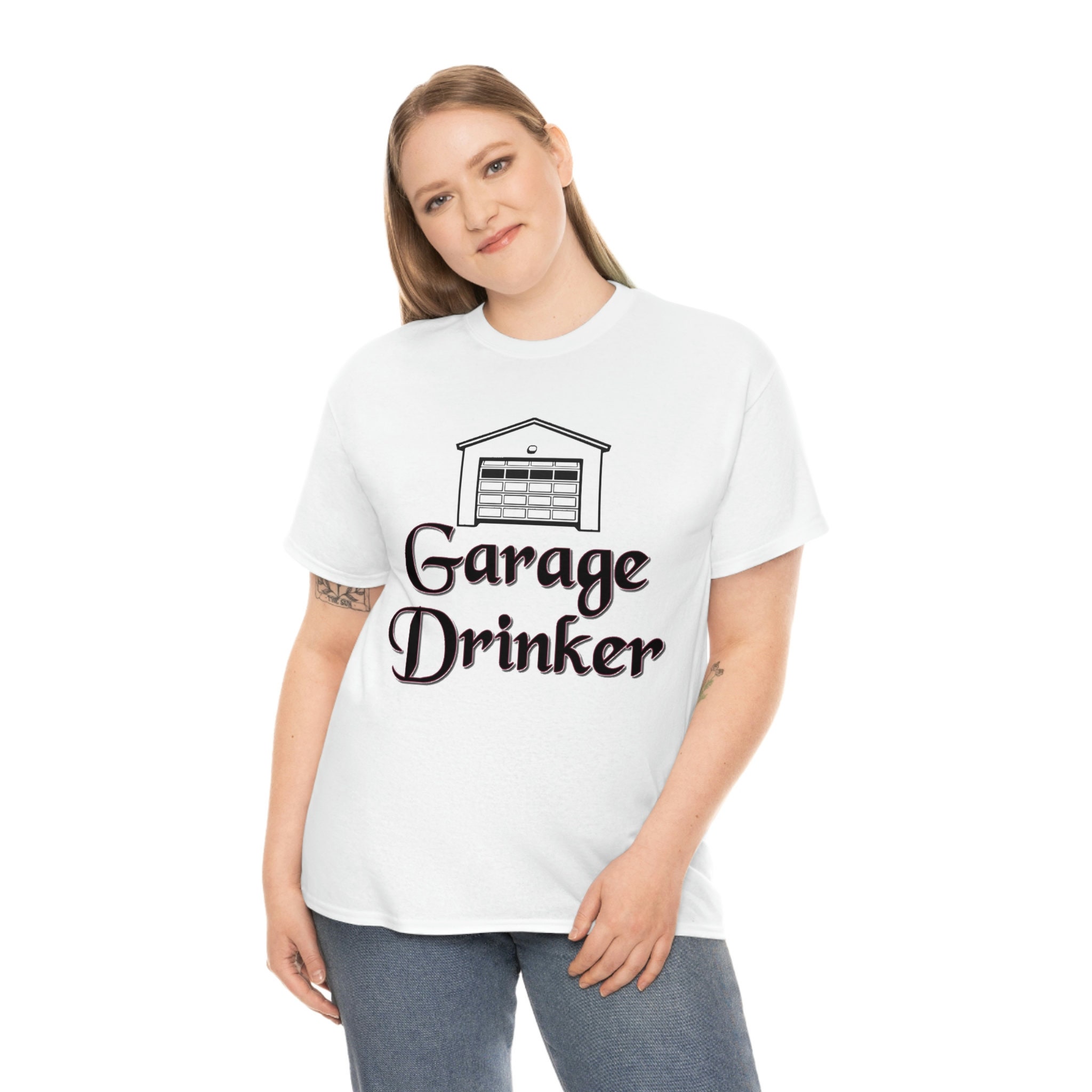 Garage Drinker Shirt. Unisex Heavy Cotton Tee - Etsy
