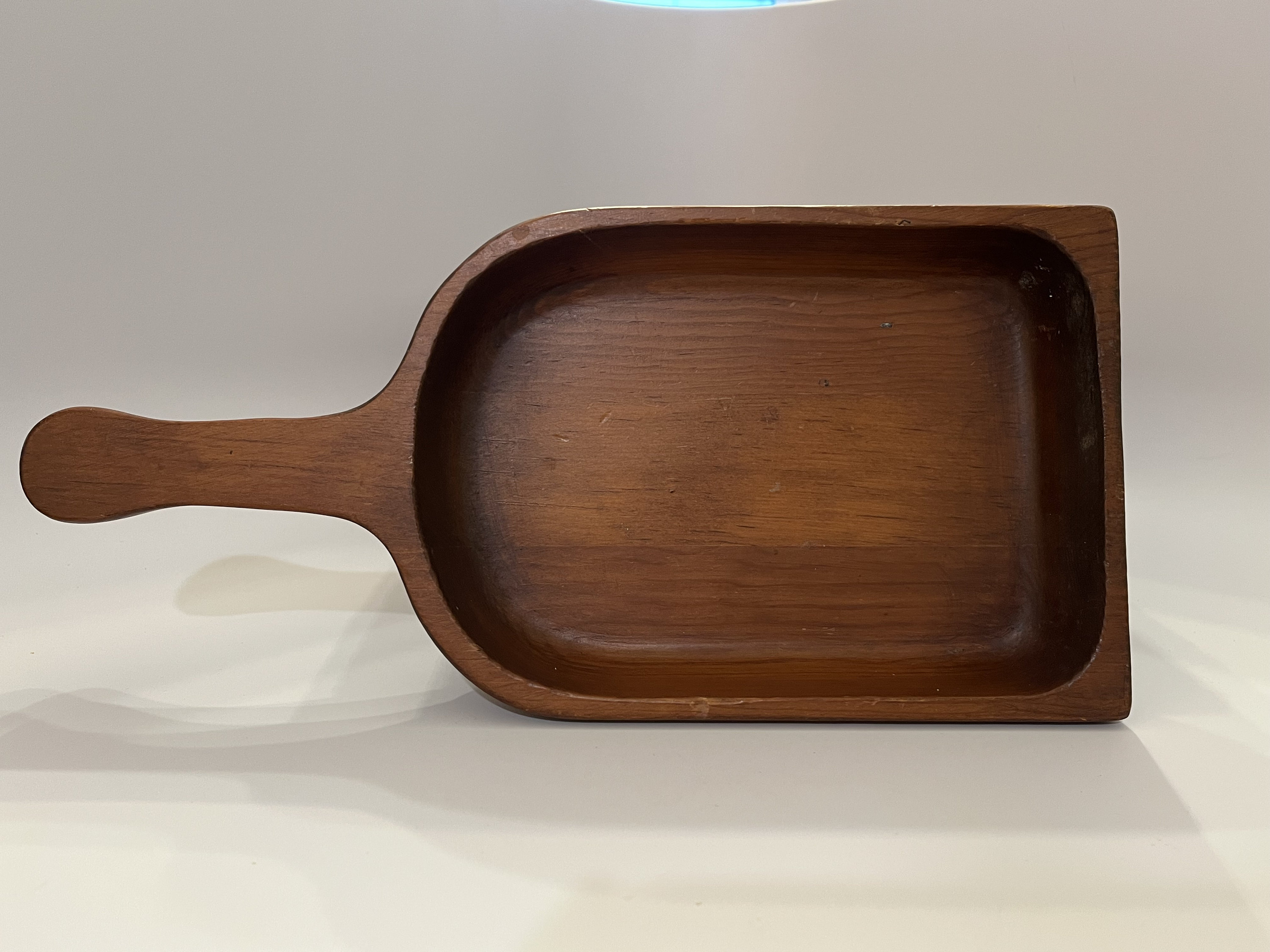 Vintage Wood Decor Scoop Tray With Handle - Etsy