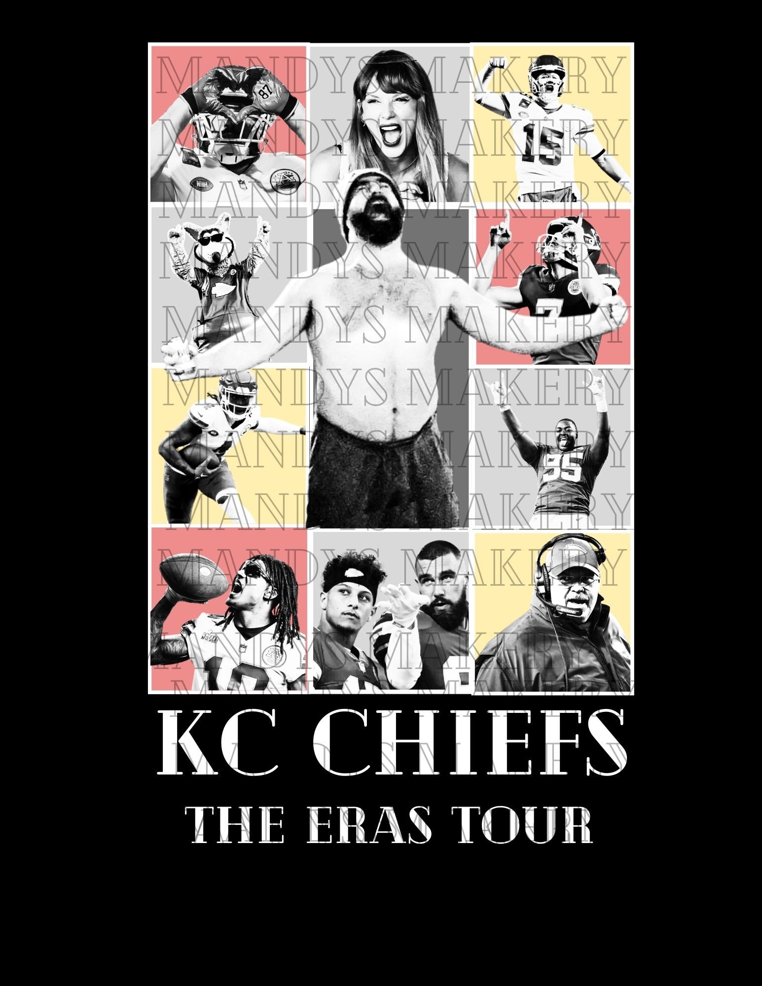 KC Chiefs Eras Tour Shirt PNG Instant Download Sublimation Digital ...