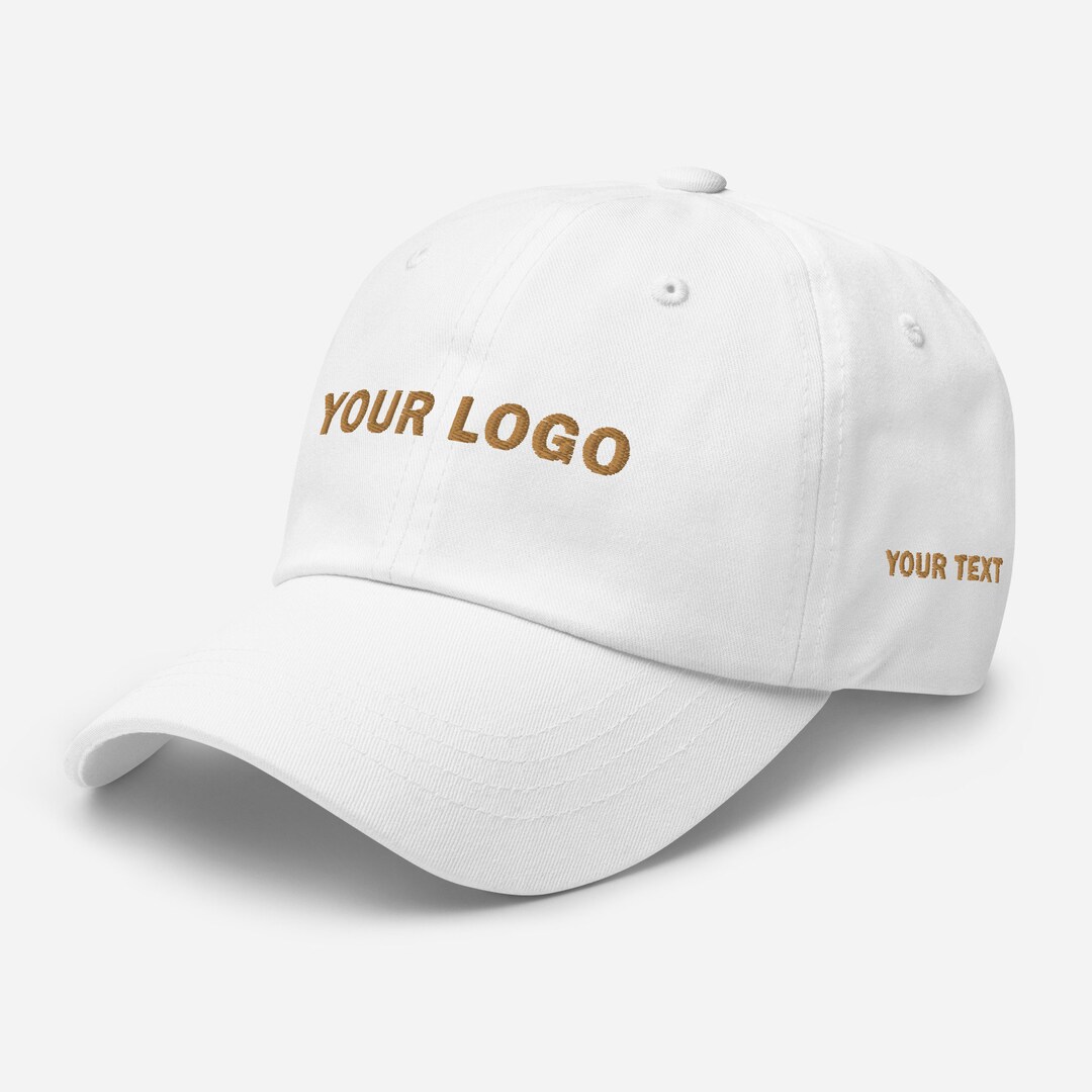Personalized Logo and Text 2 Side Dad Hat - Etsy